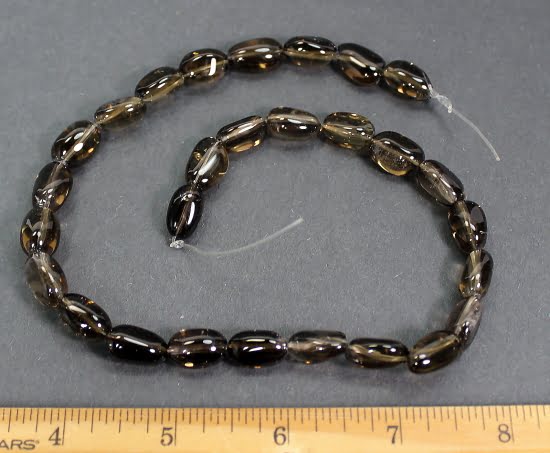 B102 Smoky Quartz Beads - The Rock Shed