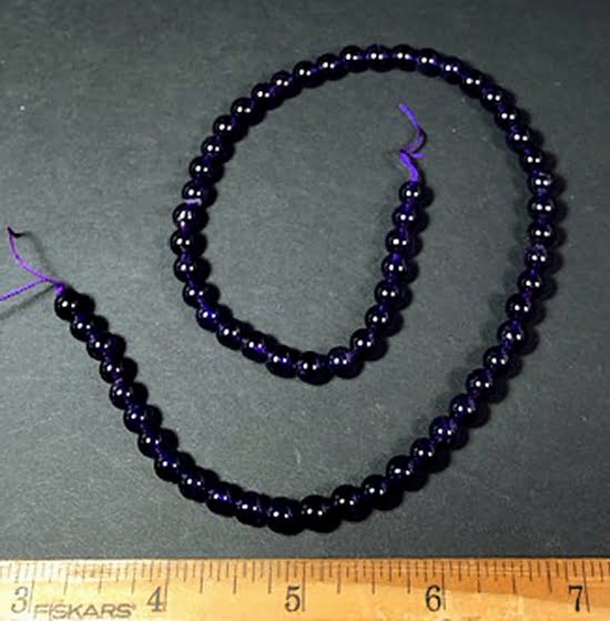Amethyst Small Round Beads - The Rock Shed