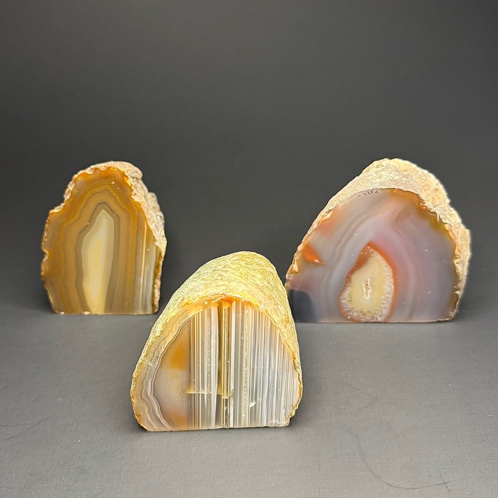 AGB310 Brazilian Agate End - The Rock Shed