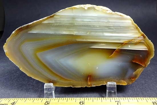 AGB109 Brazilian Agate Slab - The Rock Shed