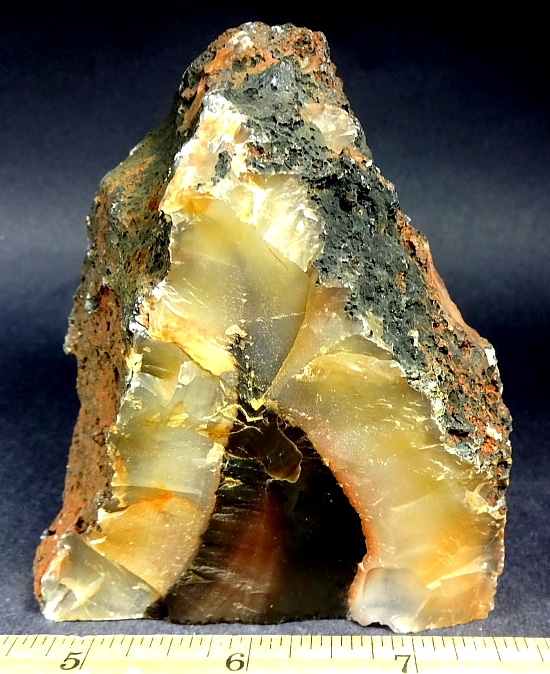 AGB300 Brazilian Agate End - The Rock Shed