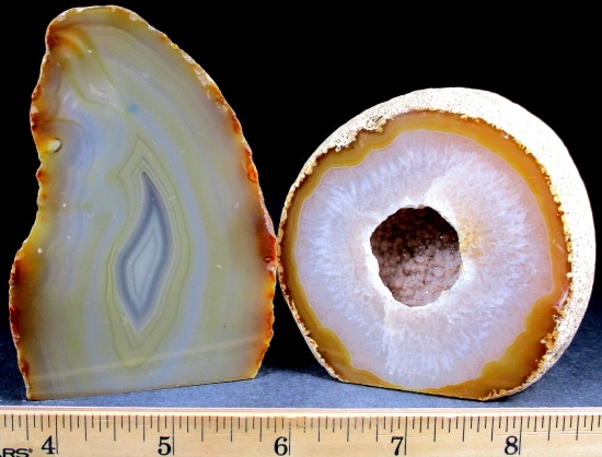 AGB313 Brazilian Agate End - The Rock Shed