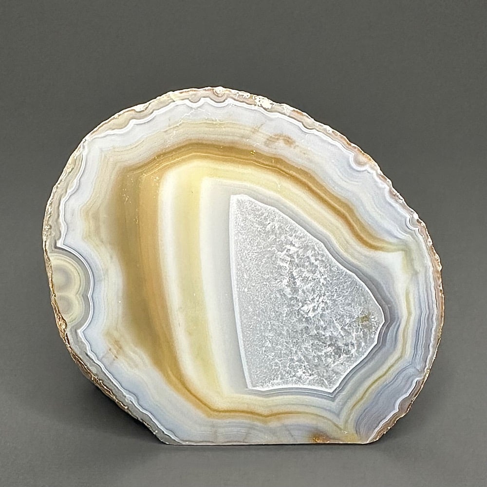 AGB313 Brazilian Agate End - The Rock Shed