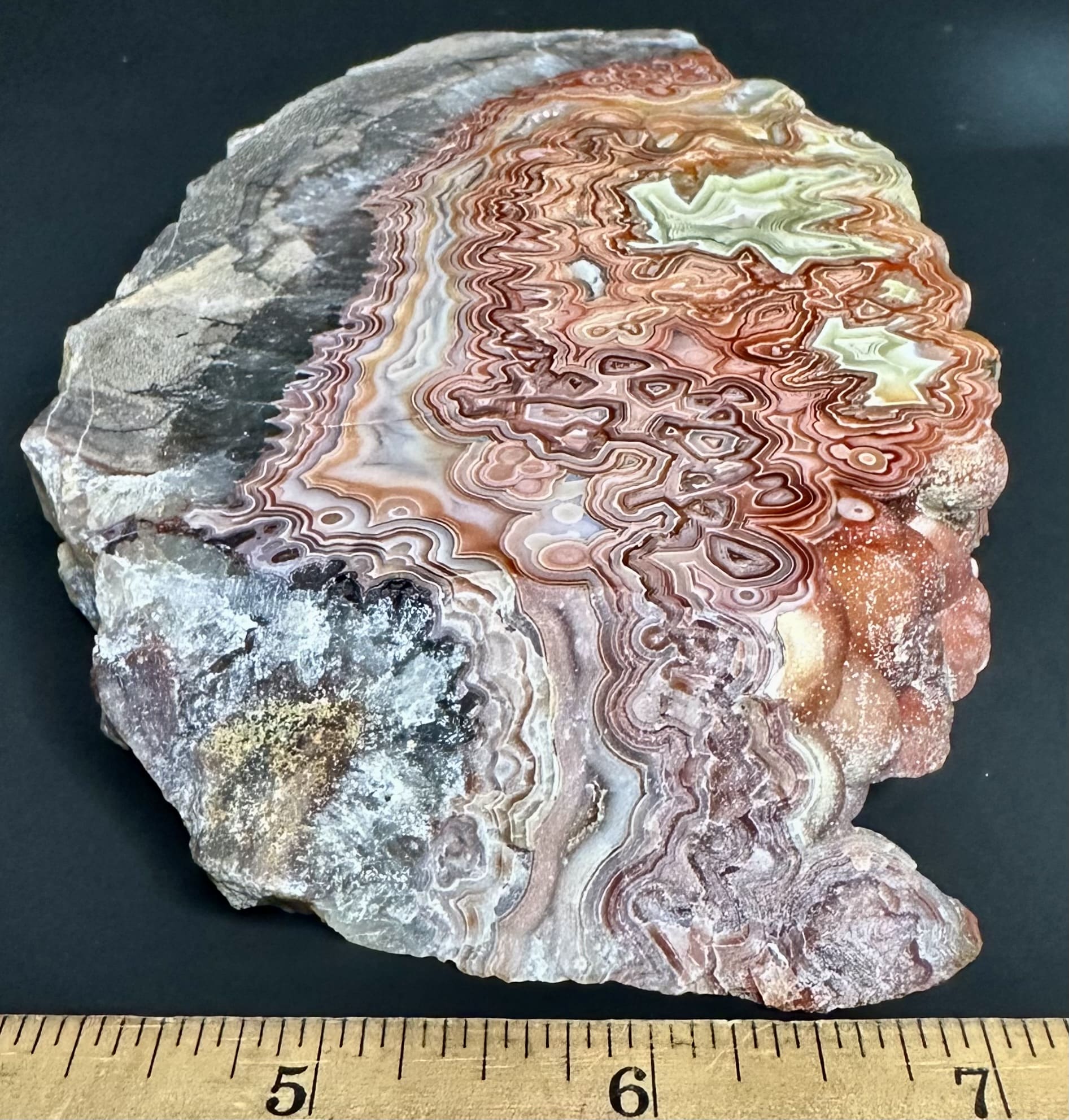 AG300 Mexican Lace Agate - The Rock Shed