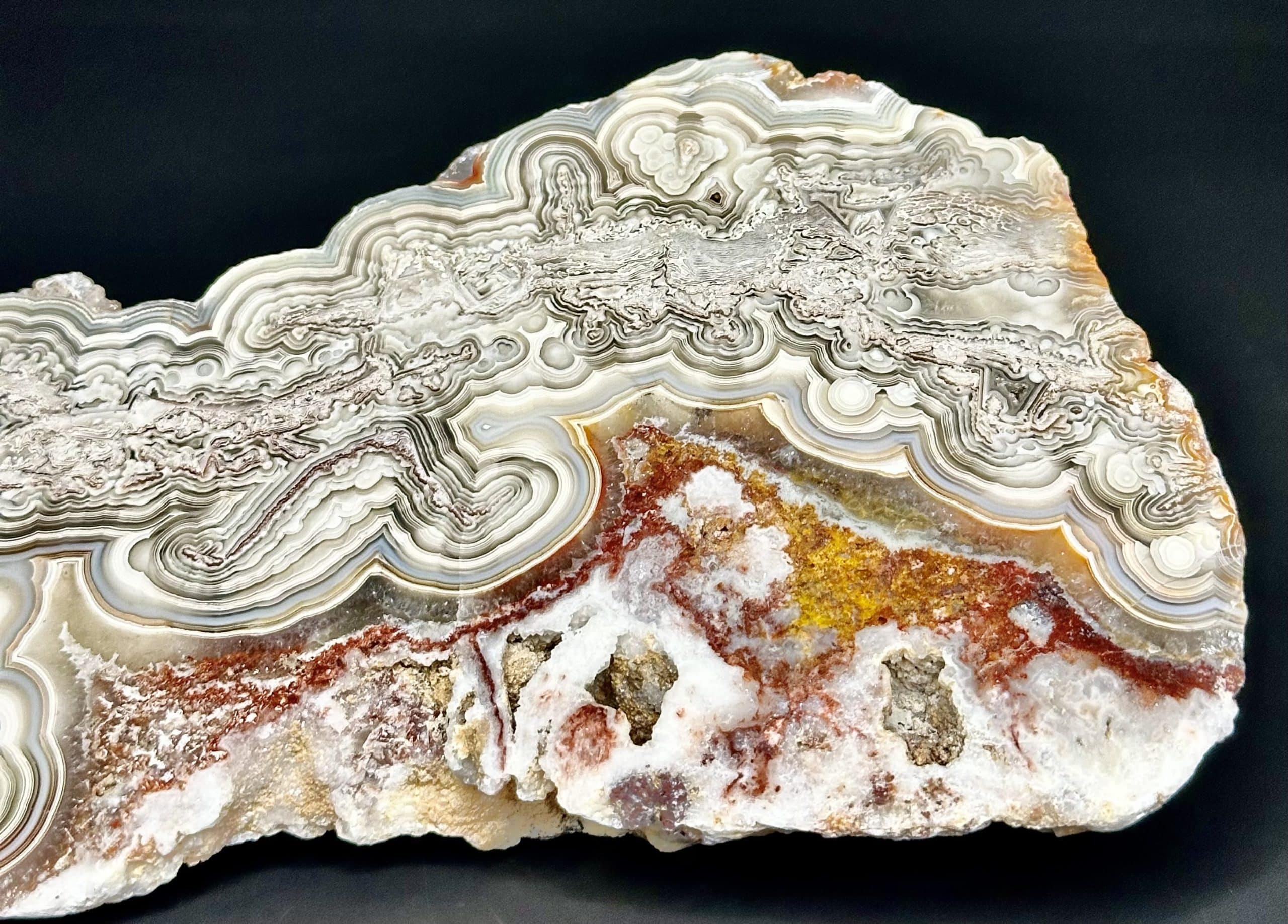 AG306 Mexican Lace Agate - The Rock Shed