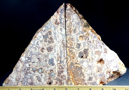 BK111 Bird's Eye Rhyolite Bookends - The Rock Shed