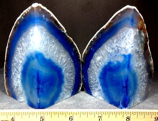 BK801 Blue Brazilian Agate - The Rock Shed