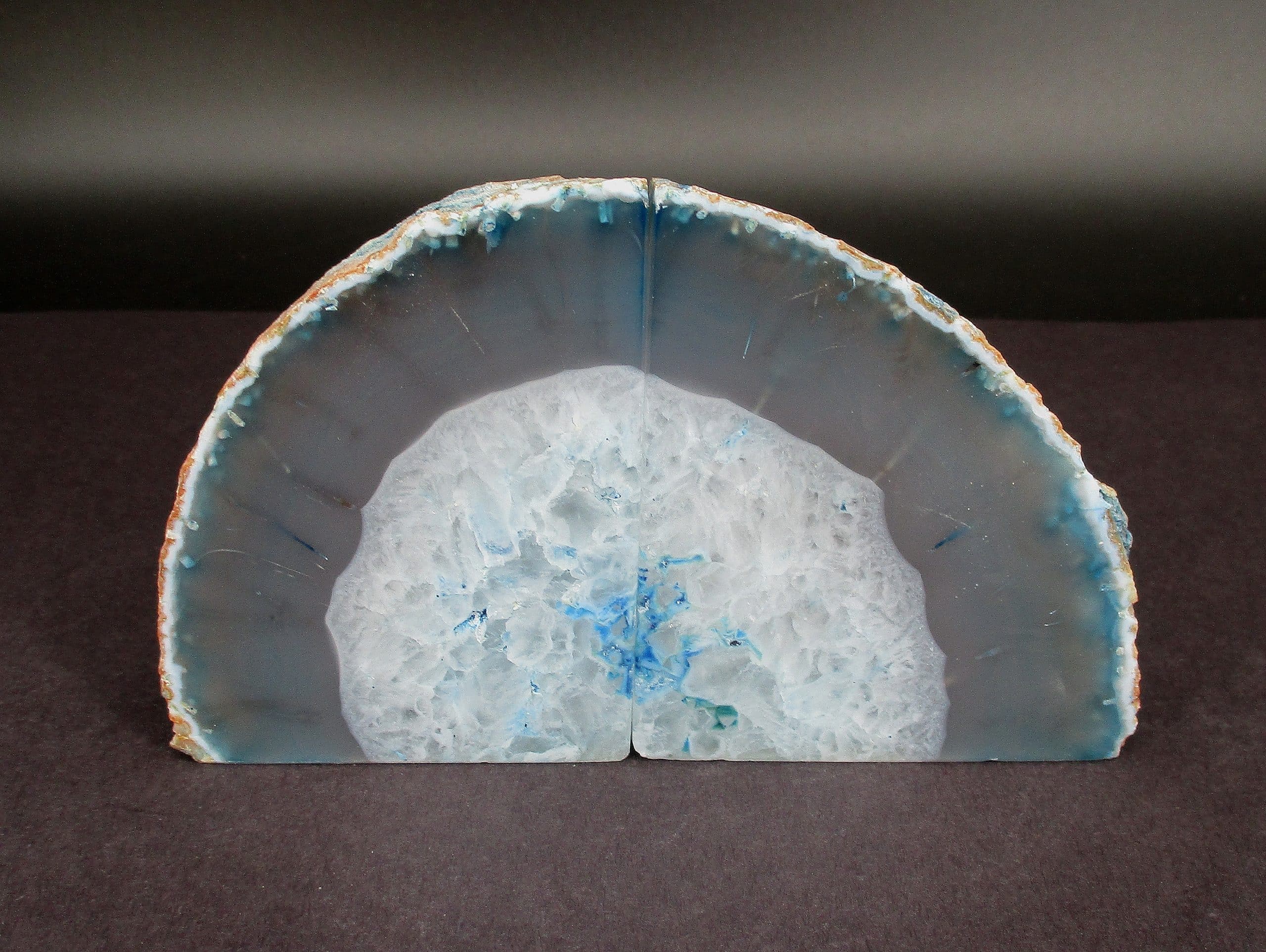 BK803 Blue Brazilian Agate - The Rock Shed