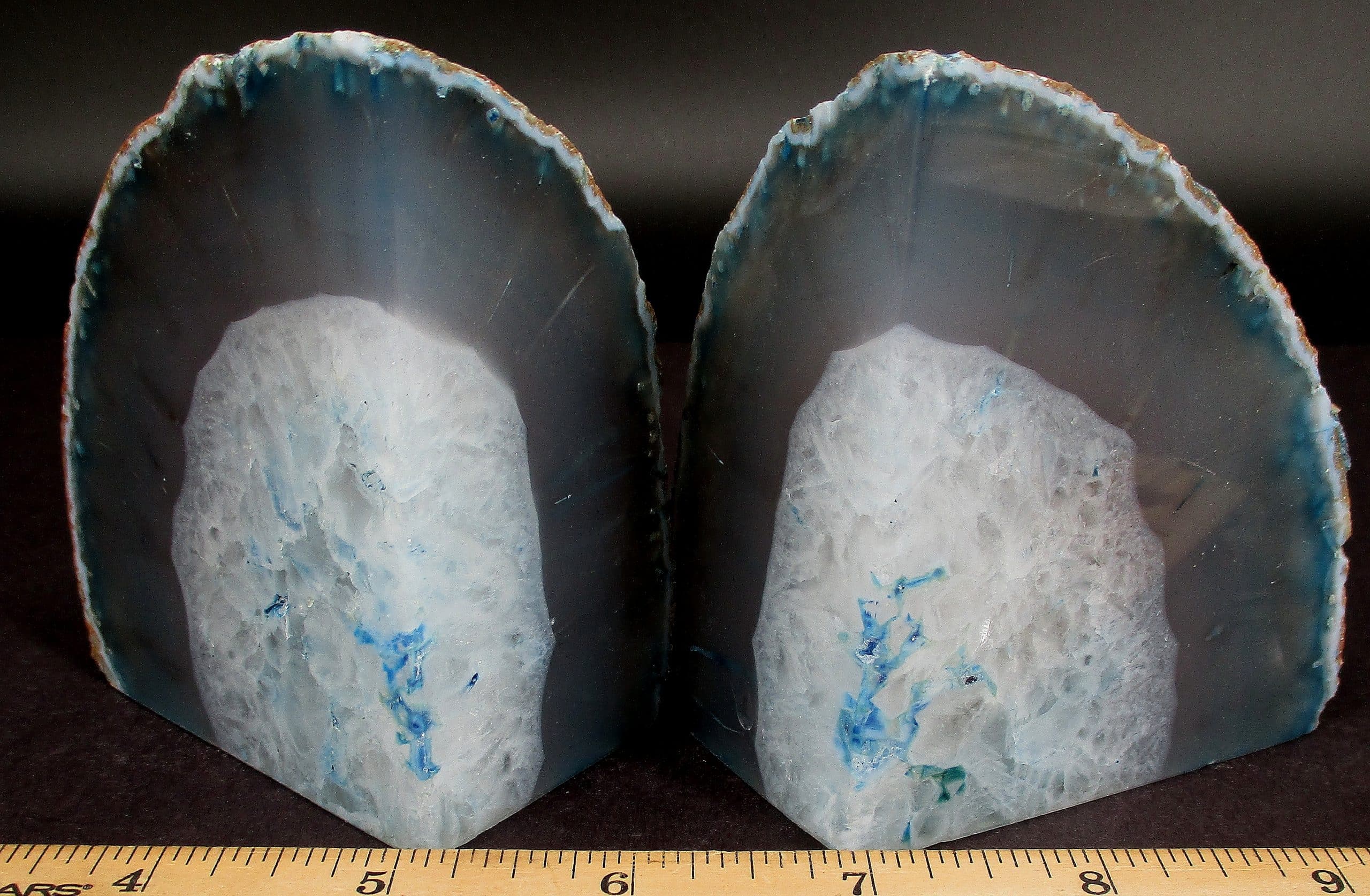 BK803 Blue Brazilian Agate - The Rock Shed