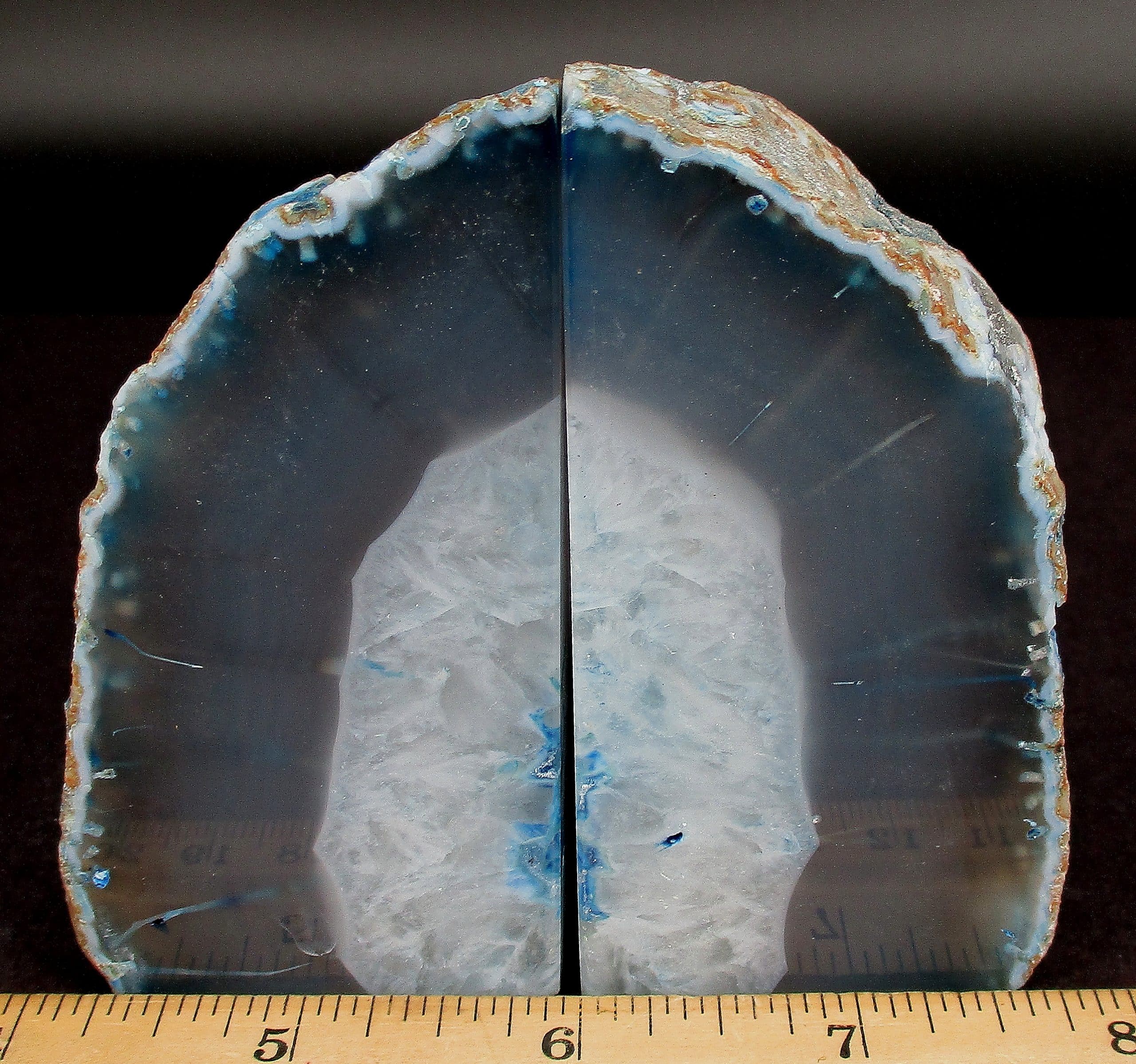 BK803 Blue Brazilian Agate - The Rock Shed