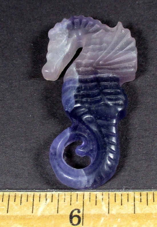CV112 Fluorite Seahorse - The Rock Shed