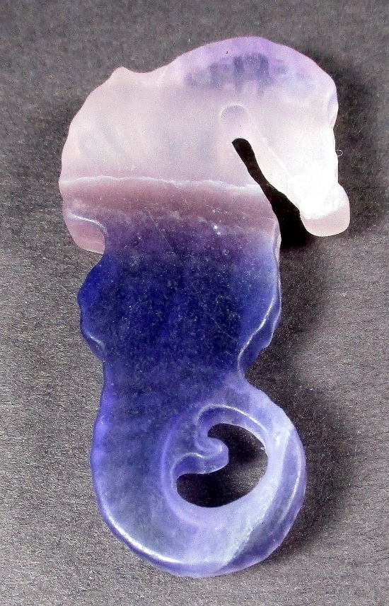CV112 Fluorite Seahorse - The Rock Shed