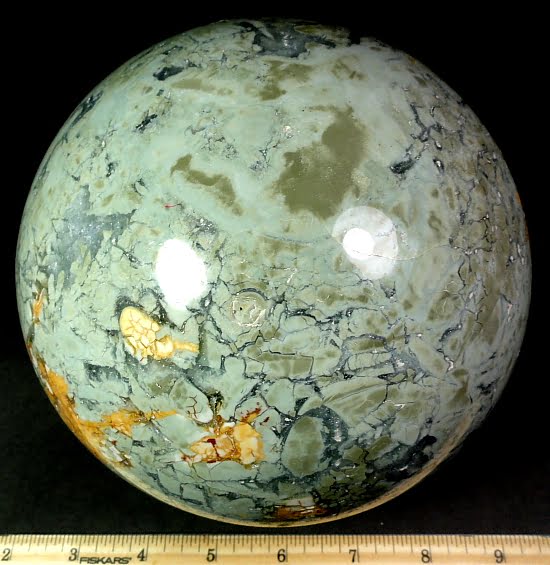 GAL710 BRECCIATED POLY CHROME SPHERE - The Rock Shed