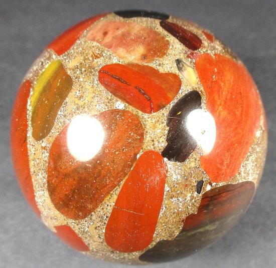 SP813 Puddingstone Sphere - The Rock Shed