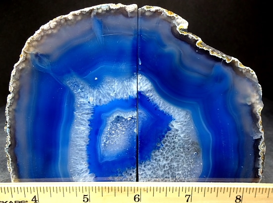 BK803 Blue Brazilian Agate - The Rock Shed