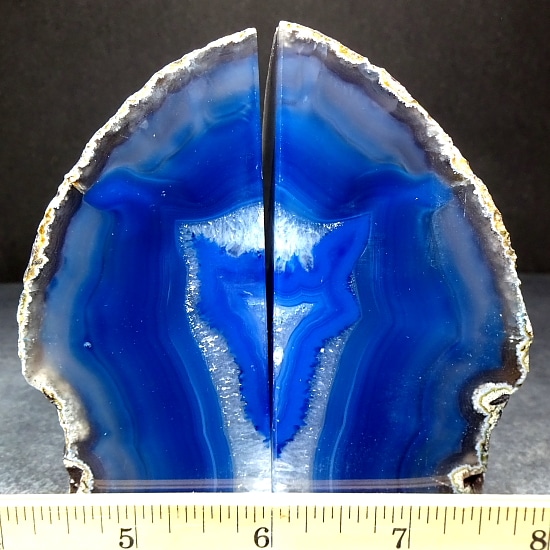 BK803 Blue Brazilian Agate - The Rock Shed