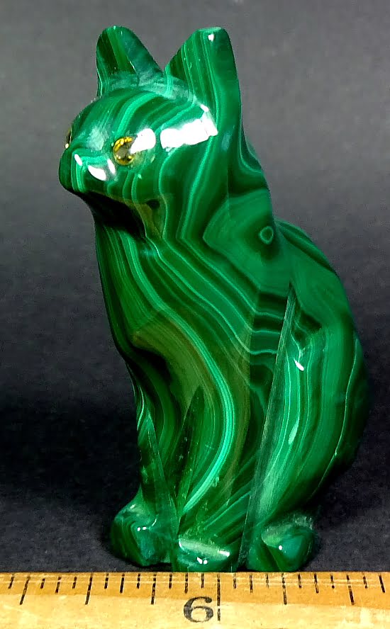 CV100 Malachite Cat - The Rock Shed