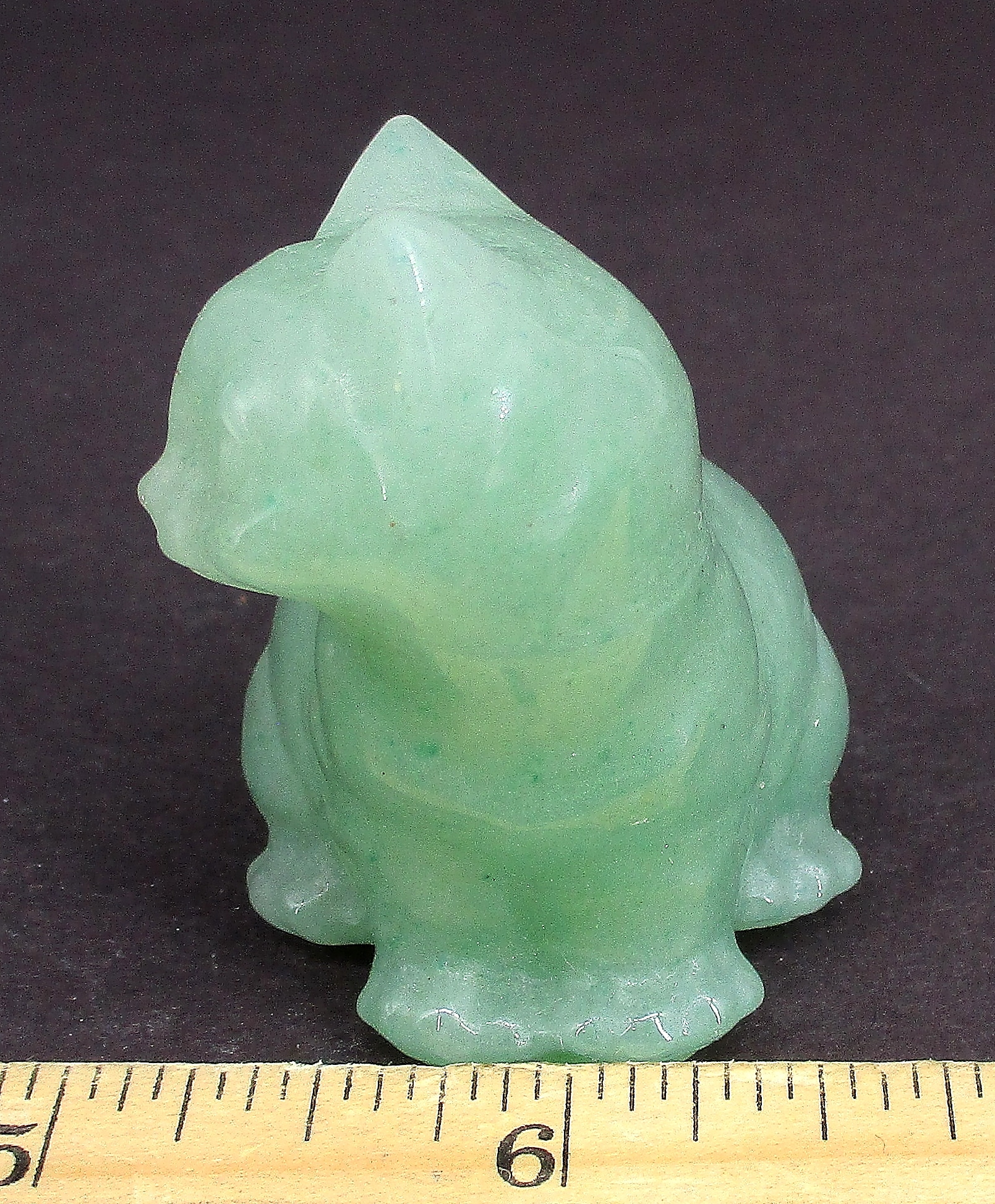 CV410 Green Aventurine Cat - The Rock Shed