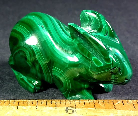 CV100 Malachite Rabbit - The Rock Shed