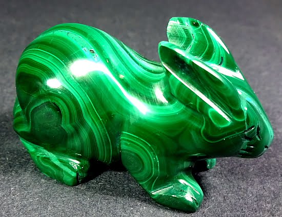 CV100 Malachite Rabbit - The Rock Shed