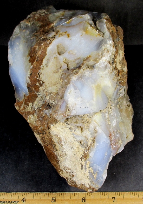 BCR406 Madison Blue Chalcedony - The Rock Shed