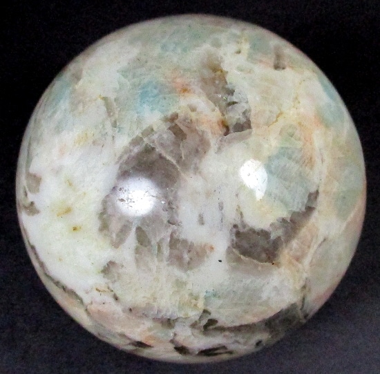 SP815 Amazonite Peach Feldspar Moonstone - The Rock Shed