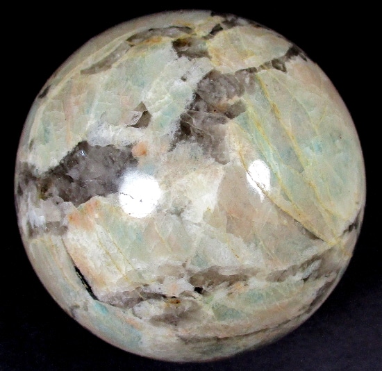 SP815 Amazonite Peach Feldspar Moonstone - The Rock Shed