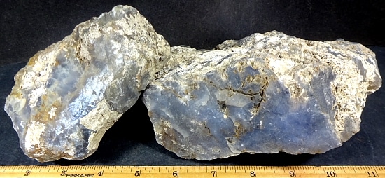 BCR406 Madison Blue Chalcedony - The Rock Shed