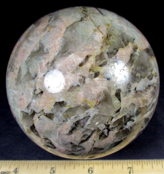 SP815 Amazonite Peach Feldspar - The Rock Shed