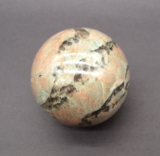 SP815 Amazonite Peach Feldspar Moonstone - The Rock Shed