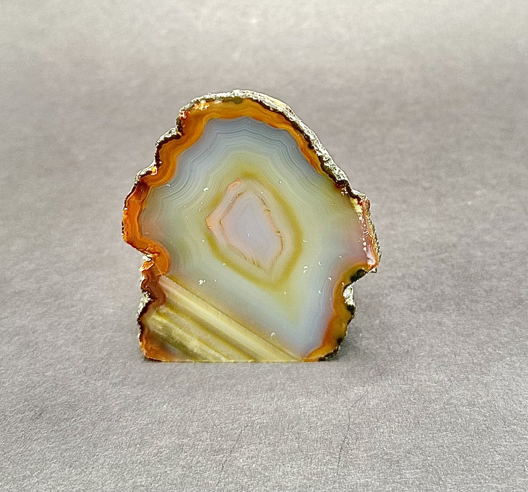 AGB308 Brazilian Agate End - The Rock Shed