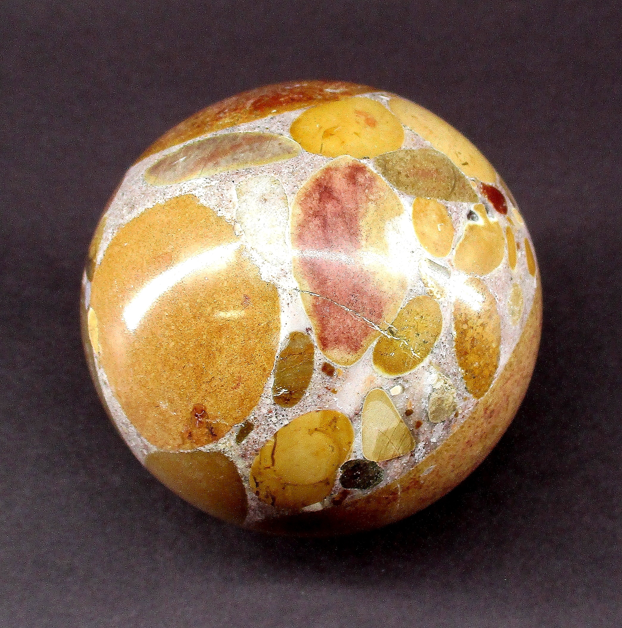 SP813 Puddingstone Sphere - The Rock Shed