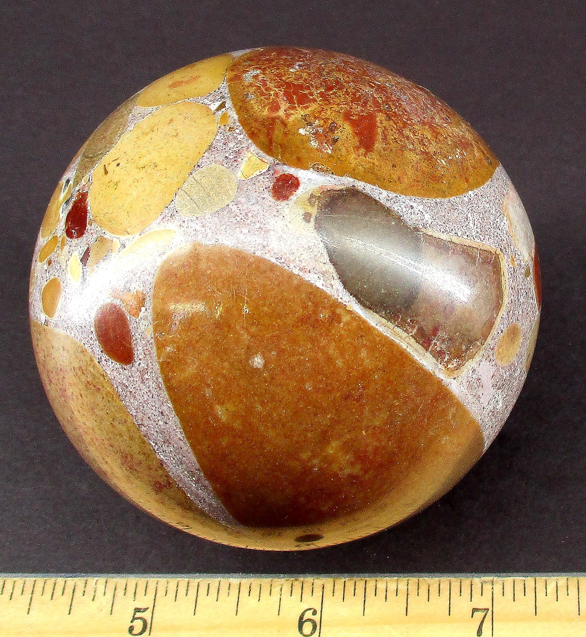 SP813 Puddingstone Sphere - The Rock Shed