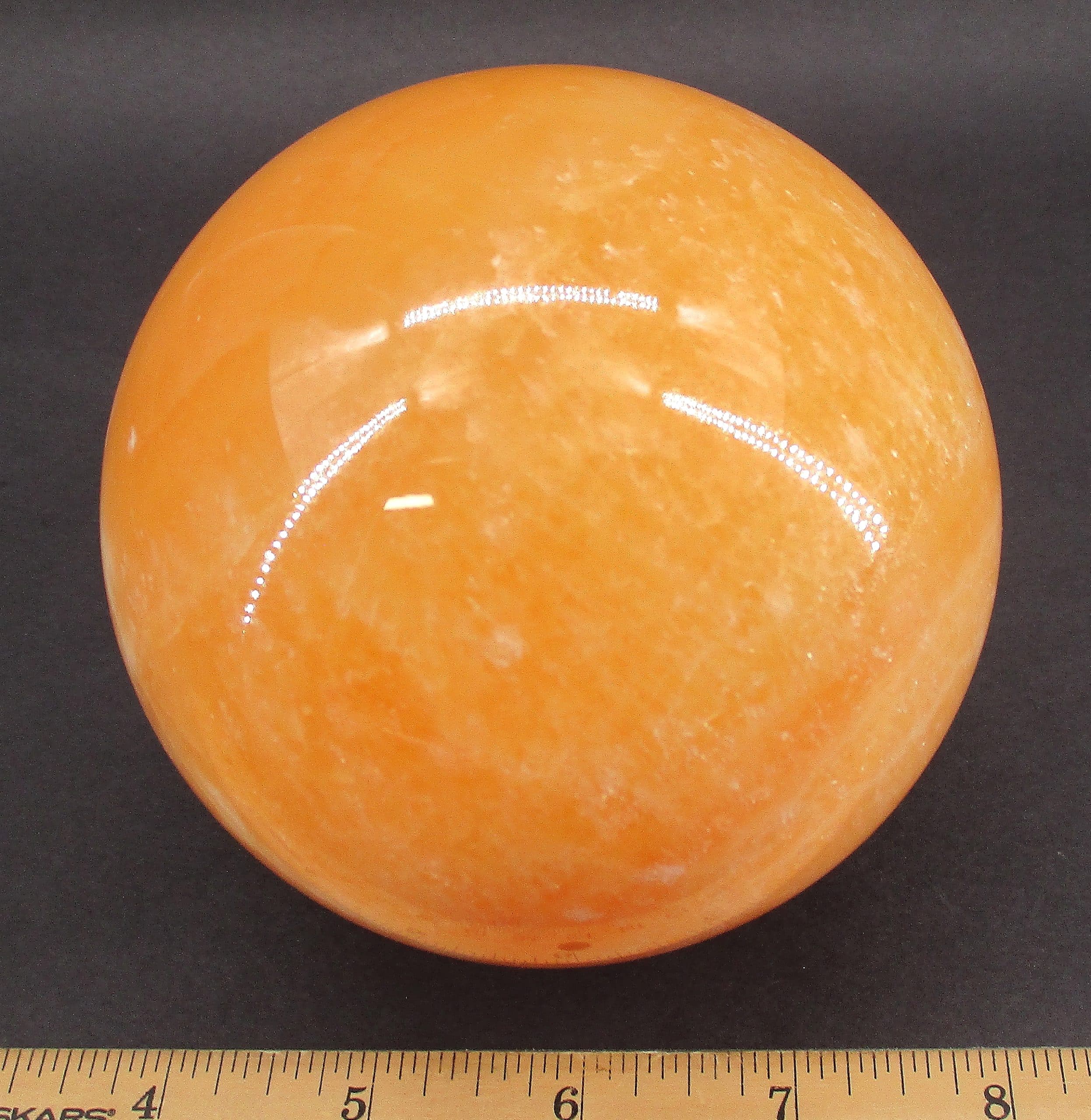 SP113 Orange Calcite - The Rock Shed